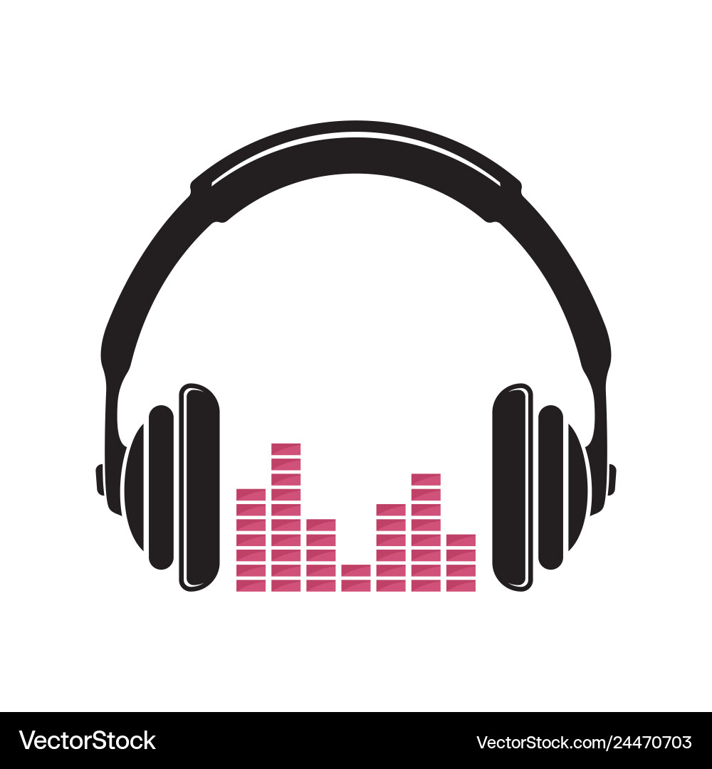 Headphones Royalty Free Vector Image - VectorStock