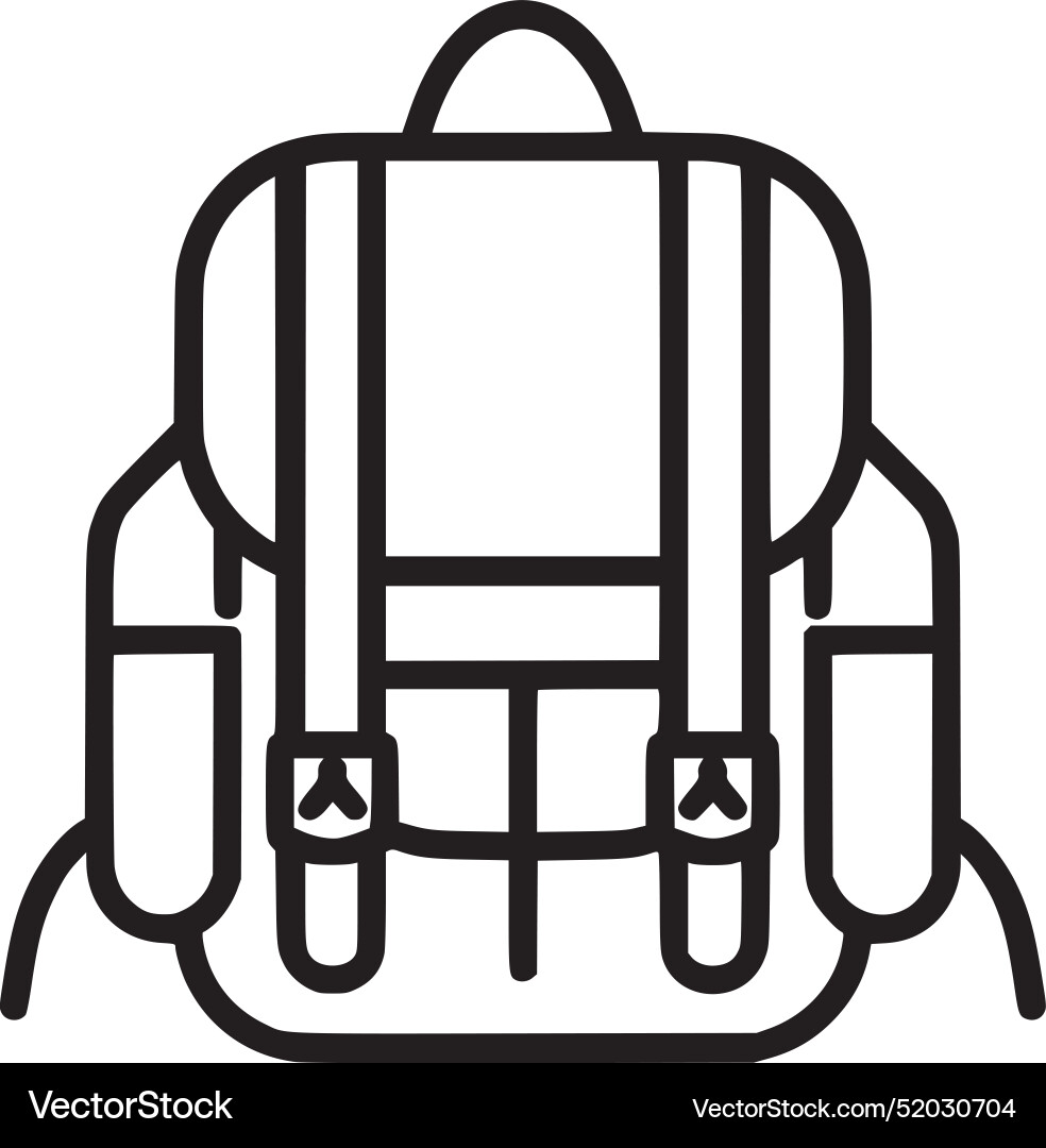 Backpack Royalty Free Vector Image - VectorStock