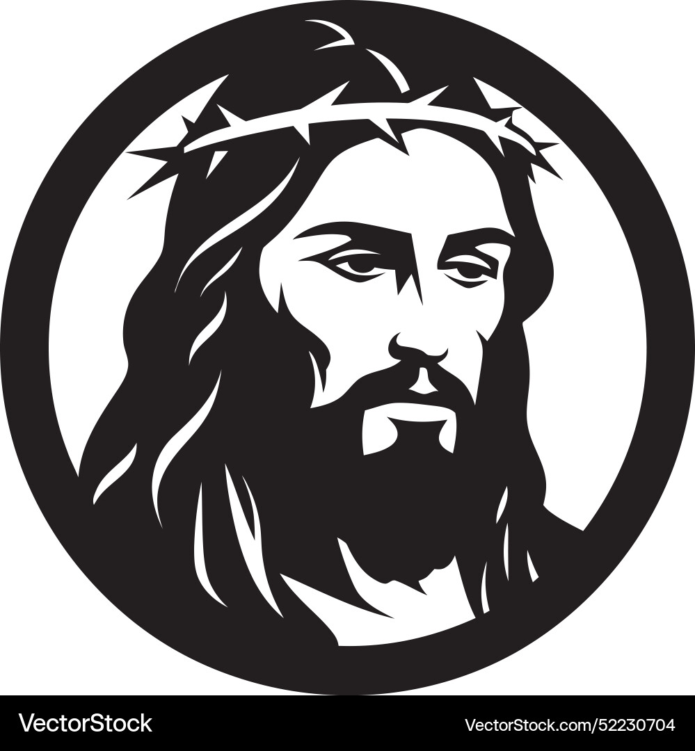 Evolution of jesus throughout history drawing Vector Image