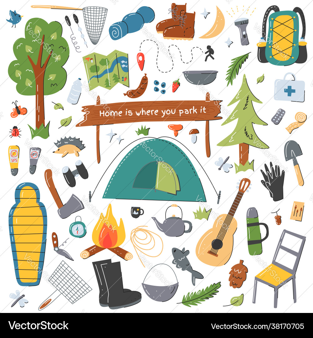 Cute Campfire Clipart Vector Images (over 160)