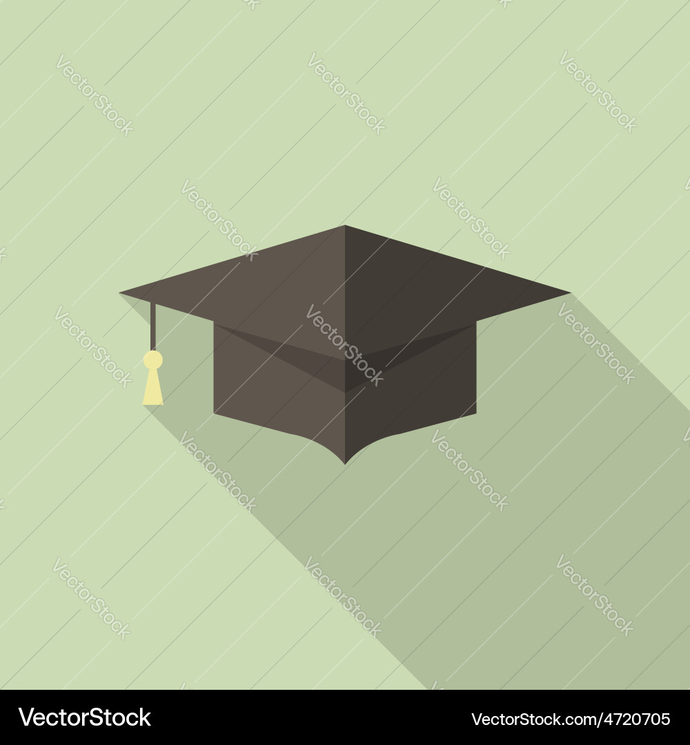 Graduation cap Royalty Free Vector Image - VectorStock