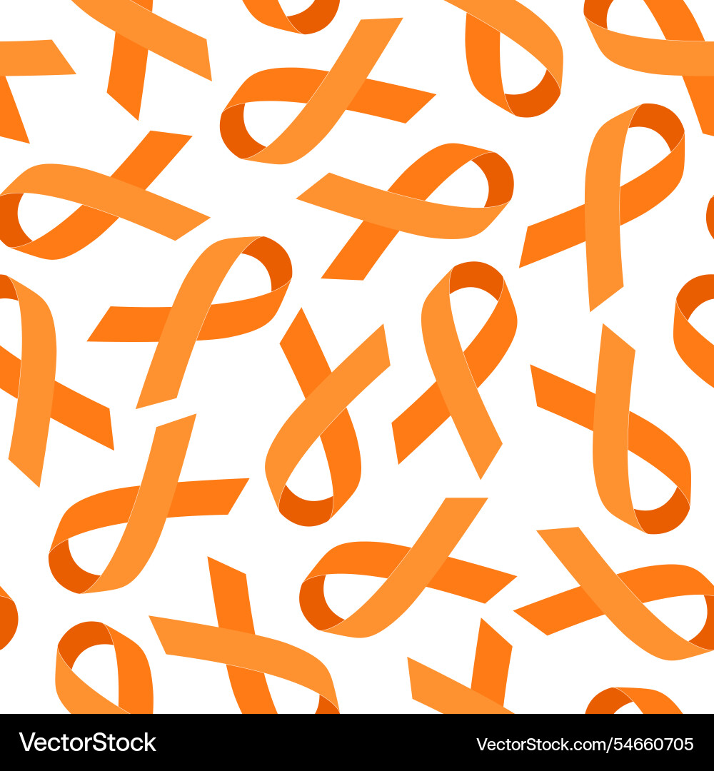 Leukemia awareness month seamless pattern Vector Image