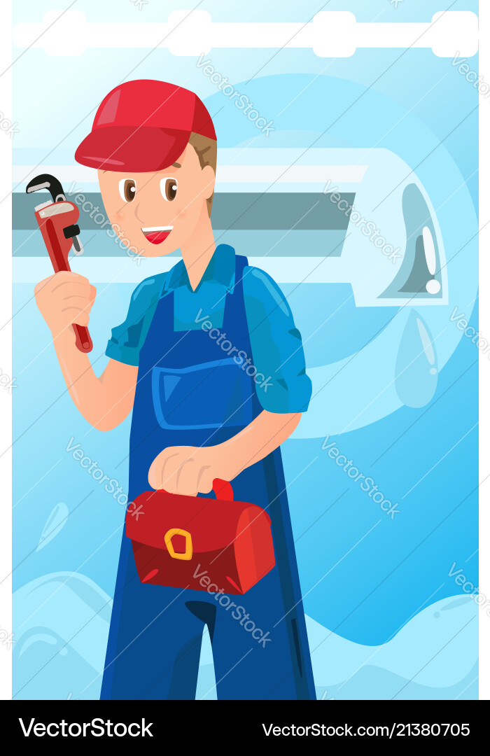 Plumber Royalty Free Vector Image - VectorStock