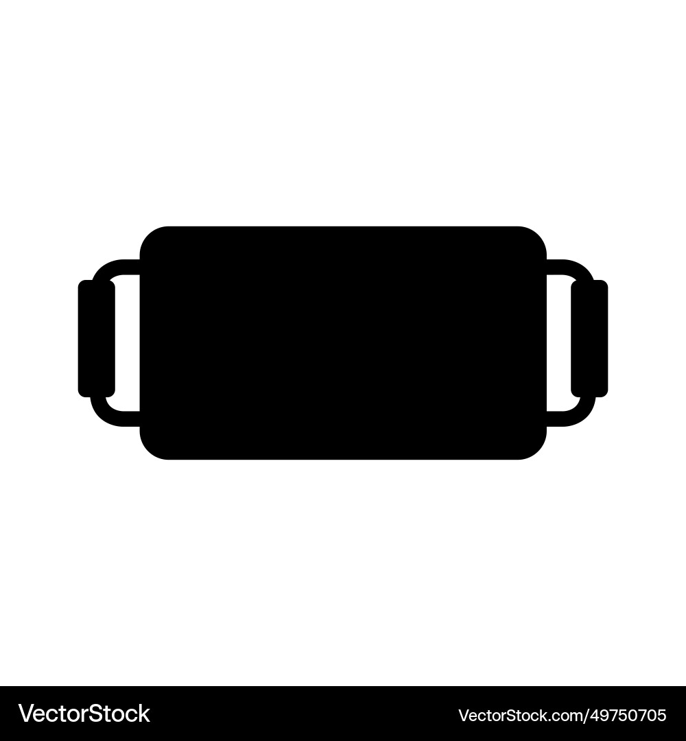 Tray icon logo image Royalty Free Vector Image