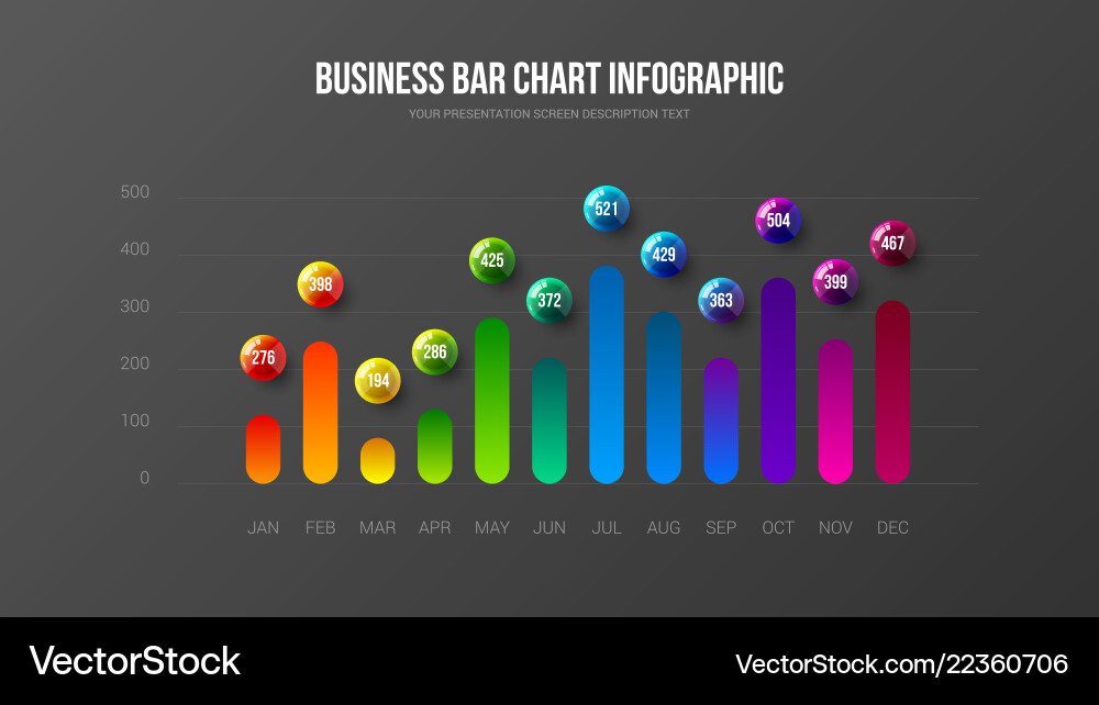 Business infographic presentation Royalty Free Vector Image