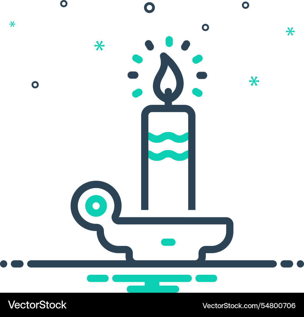 Candle Royalty Free Vector Image - VectorStock