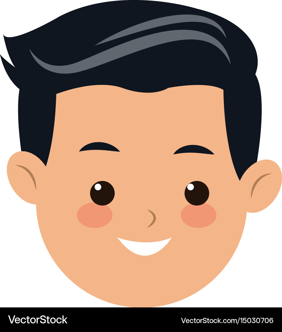 Head face man father people image – Royalty-Free Vector | VectorStock