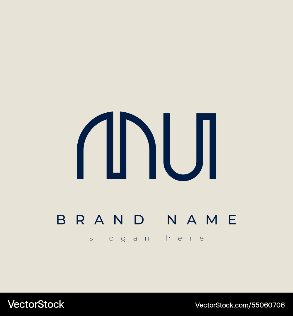 Mu Alphabet Buchstaben Symbol Logo Lizenzfreies Vektorbild