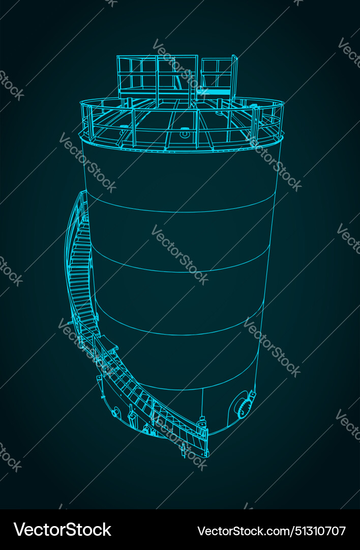 Petroleum product tank Royalty Free Vector Image