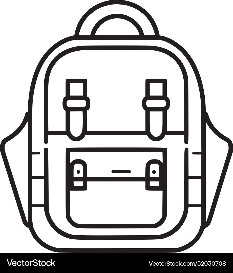 Backpack Royalty Free Vector Image - VectorStock