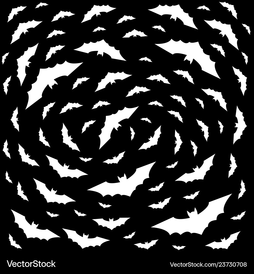 Flying bats Royalty Free Vector Image - VectorStock