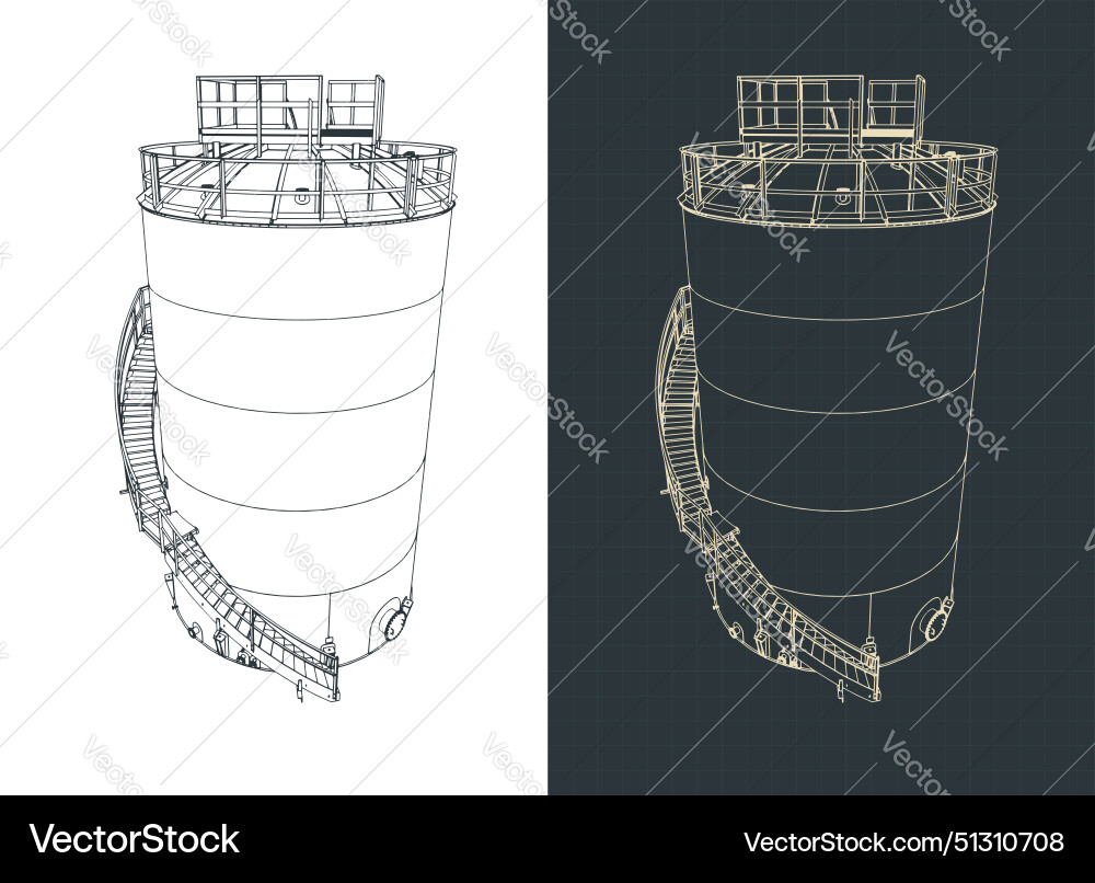 Petroleum product tank Royalty Free Vector Image