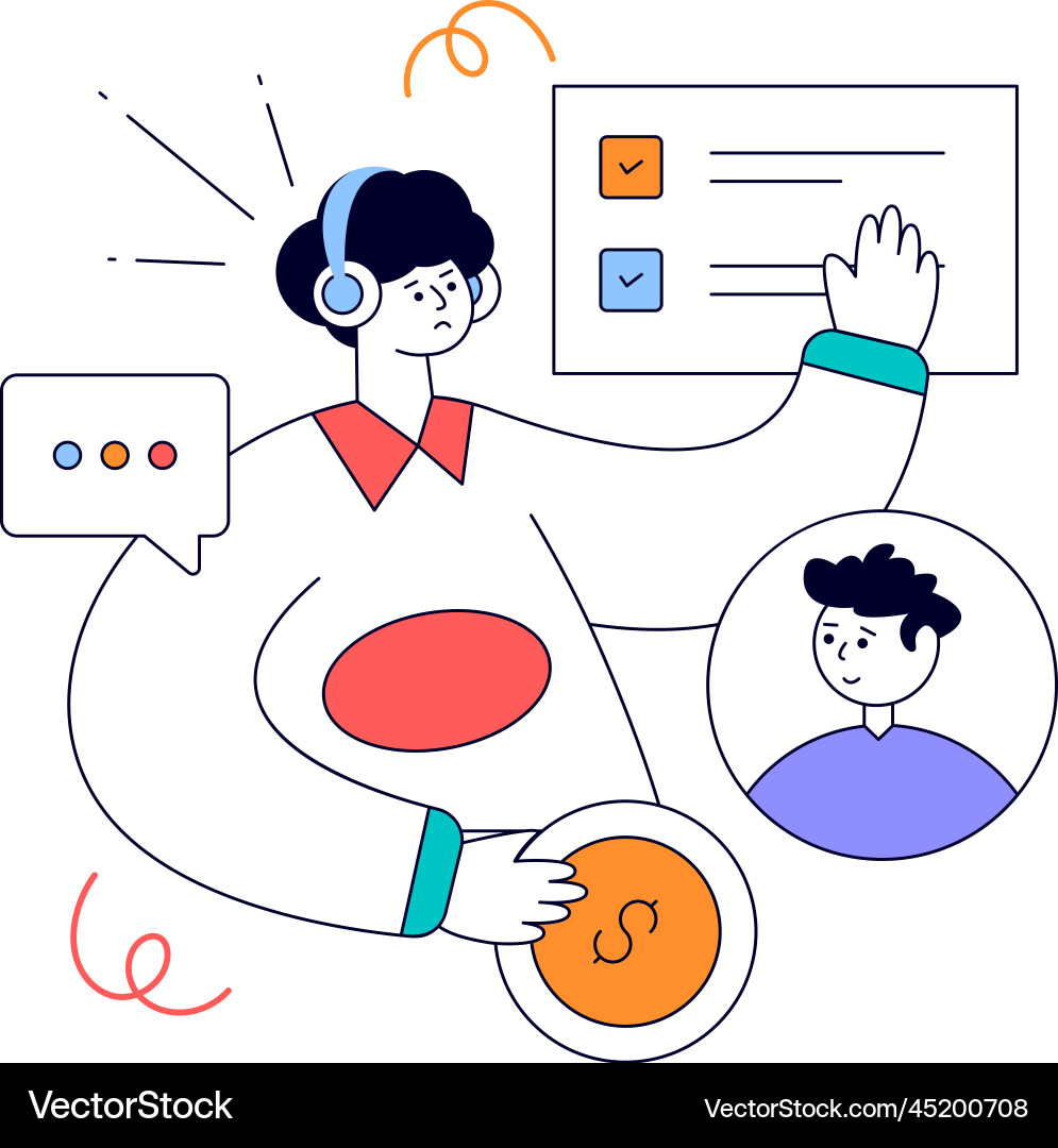 Ready to use animated design of media content Vector Image