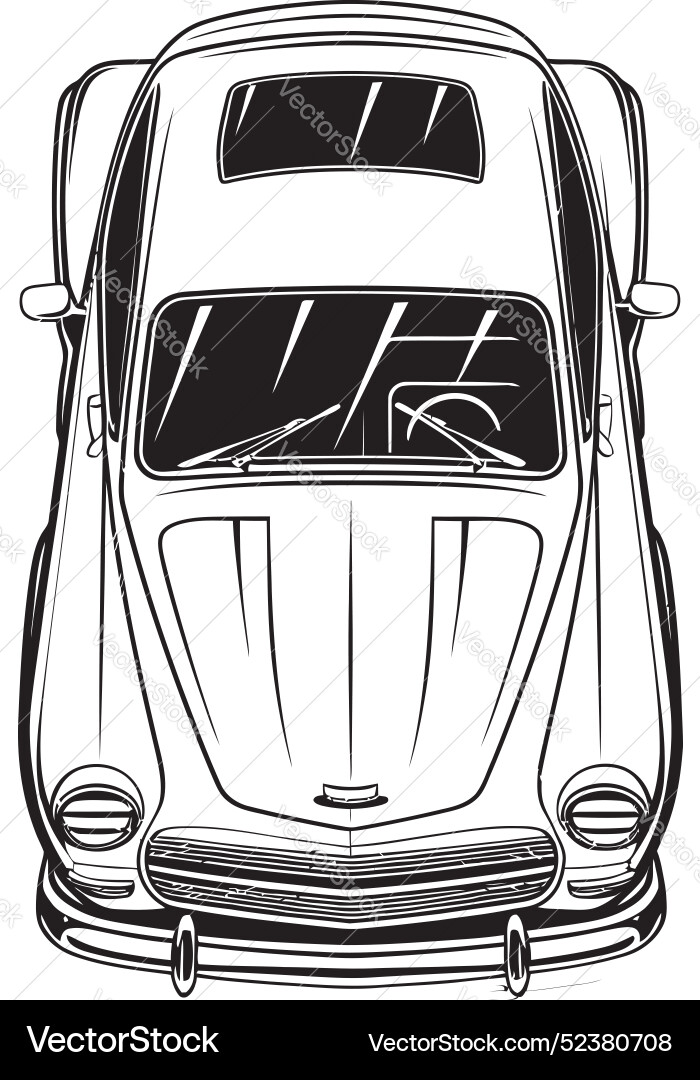 Skyauto glide gliding car top view emblem Vector Image