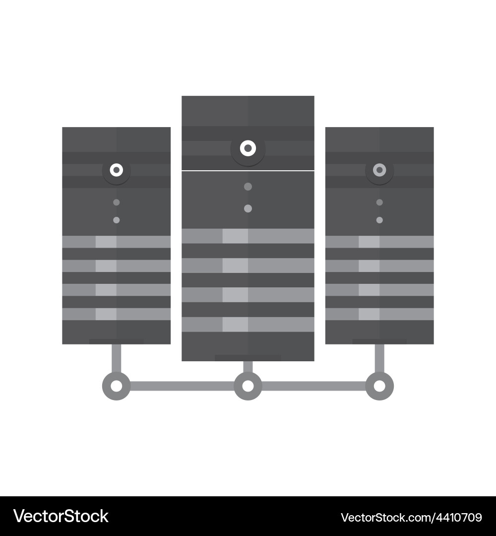 Data center Royalty Free Vector Image - VectorStock
