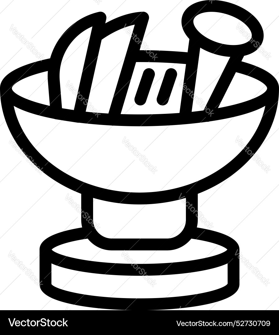 Mortar and pestle crushing ingredients for natural