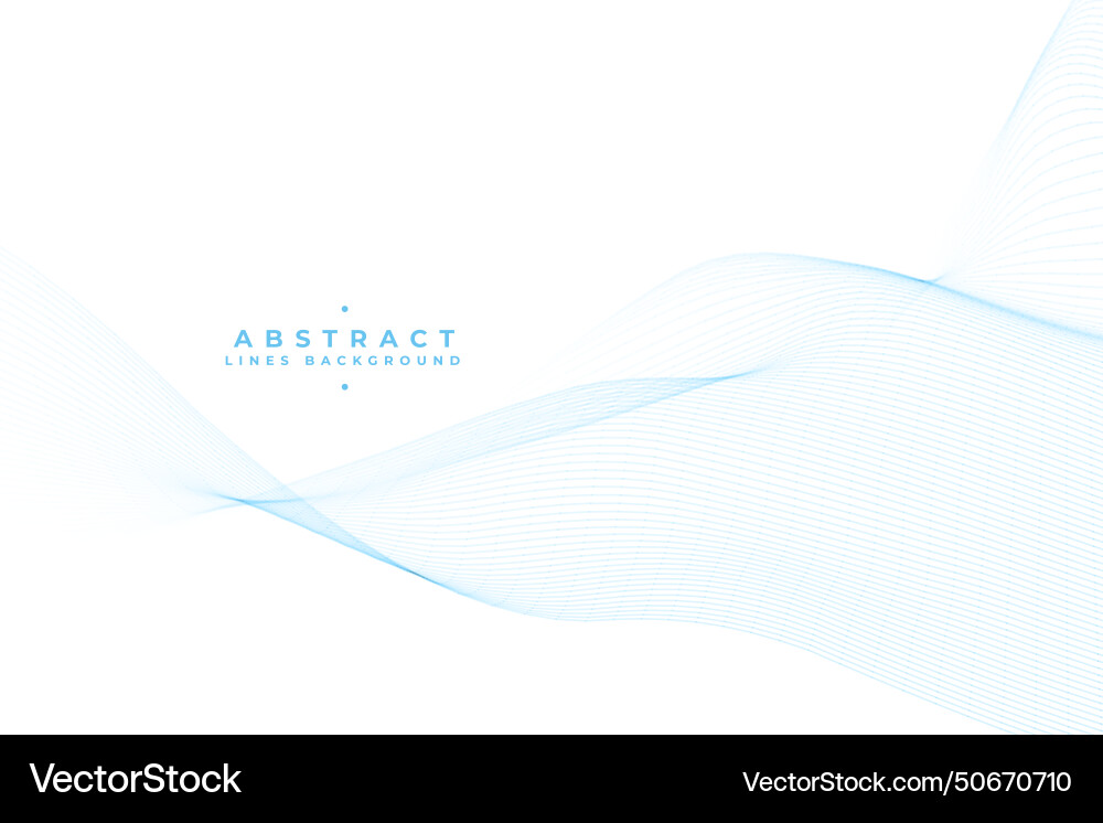 Elegant and abstract curvy outline background Vector Image