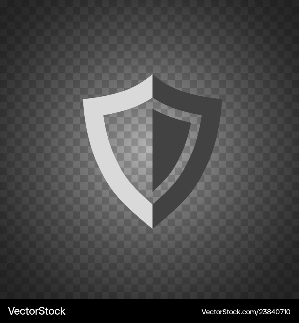 Shield icon security protection Royalty Free Vector Image