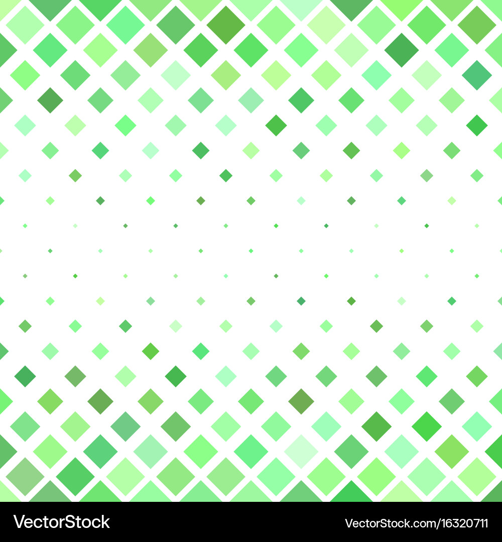 Green square pattern background - geometrical Vector Image