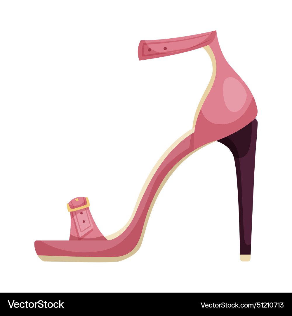A stylish high heel shoe Royalty Free Vector Image