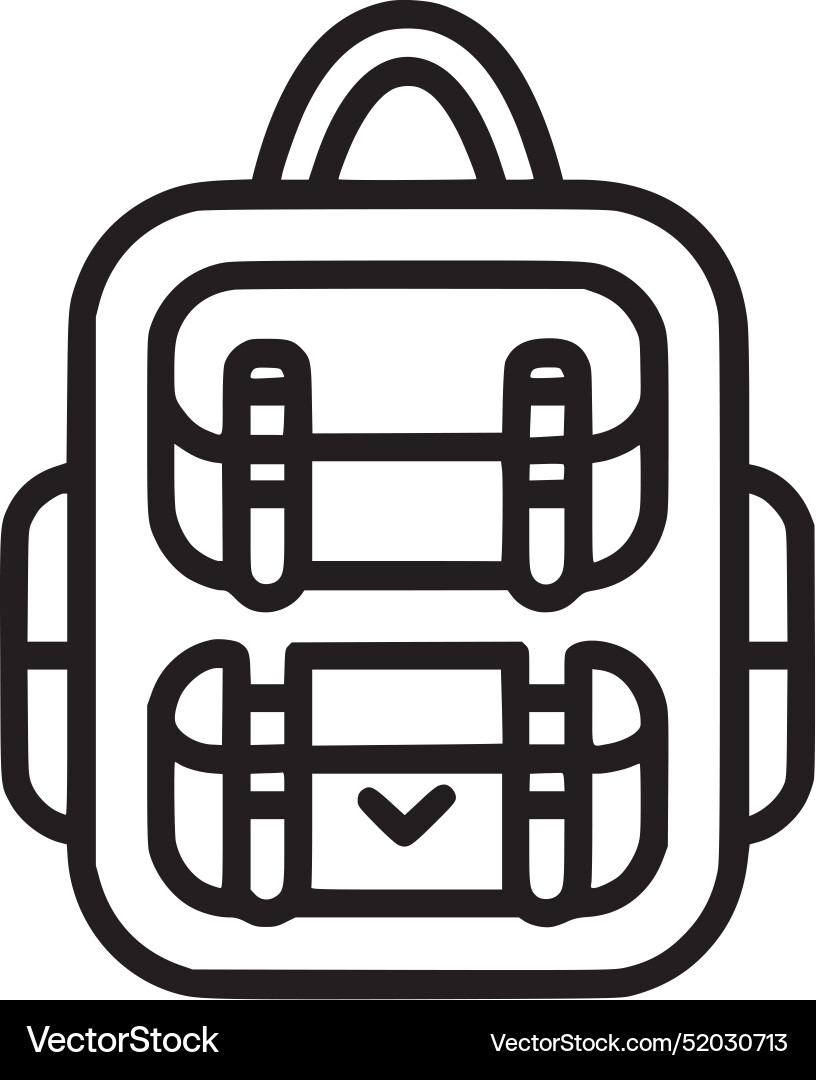 Backpack Royalty Free Vector Image - VectorStock