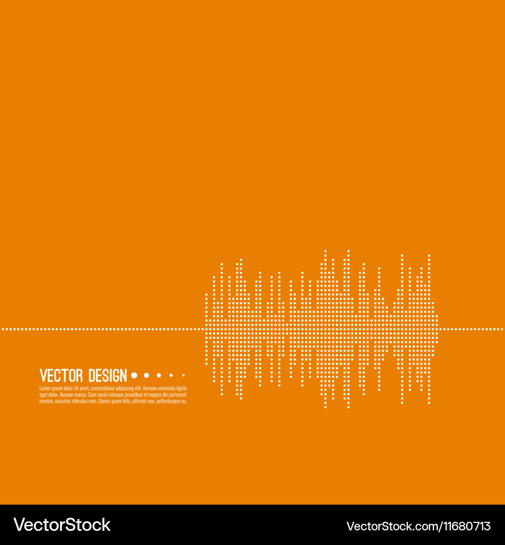 Music sound wave Royalty Free Vector Image - VectorStock