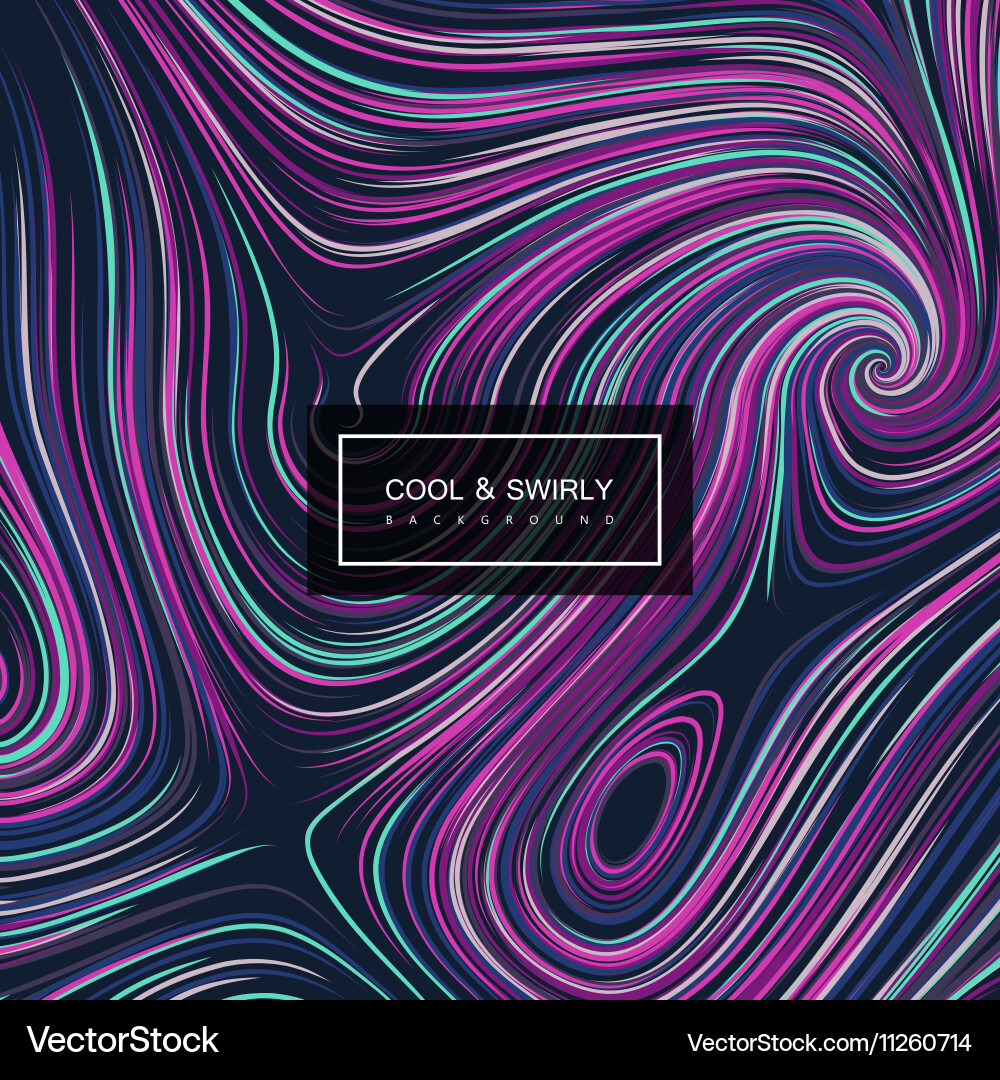 Abstract artistic curl background with swirled Vector Image