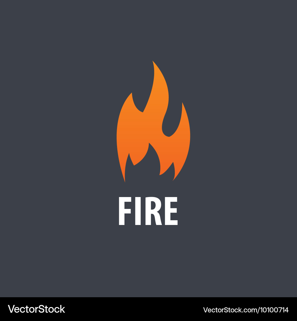 Fire logo Royalty Free Vector Image - VectorStock