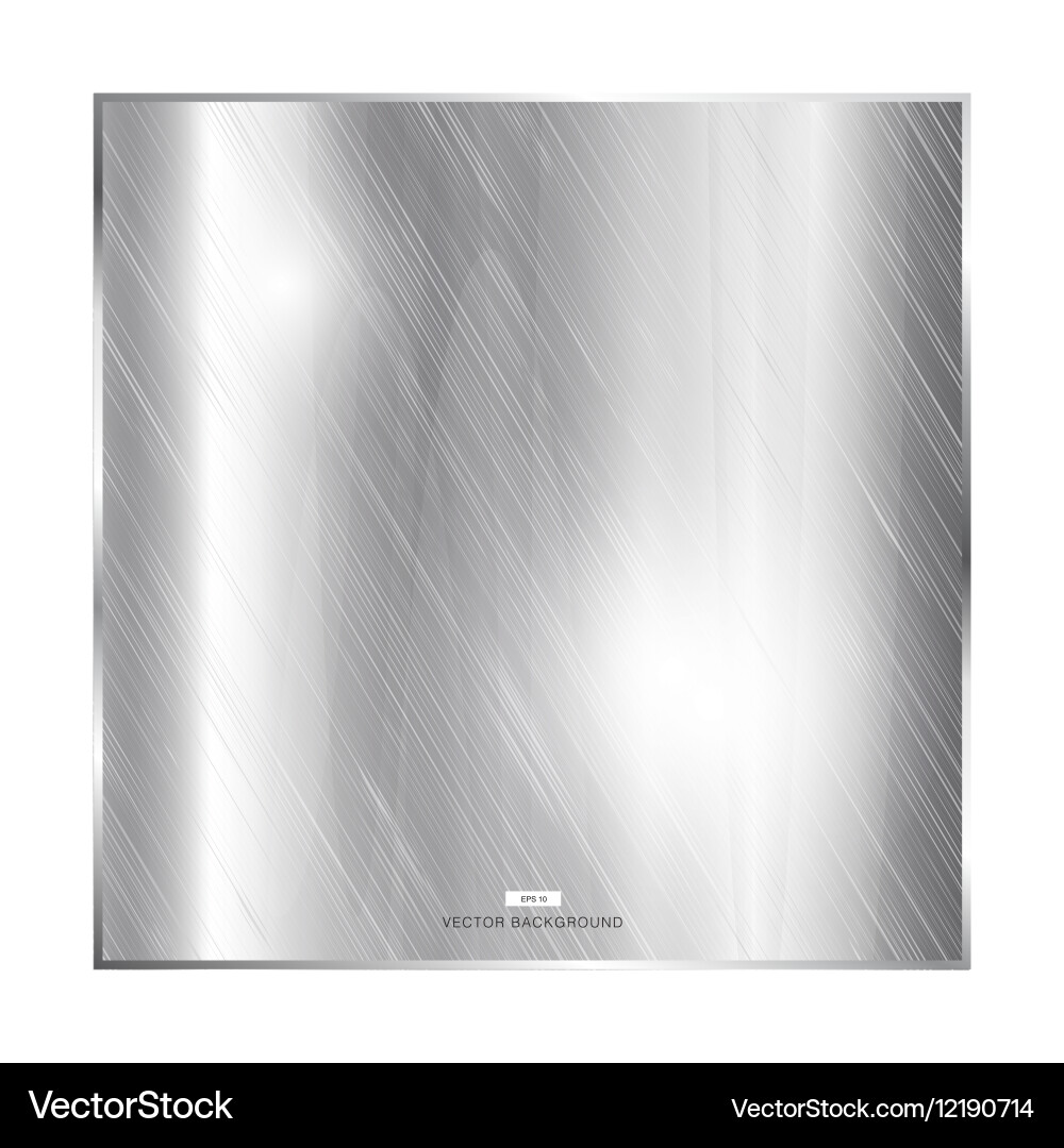Silver Metallic Background Royalty Free Vector Image