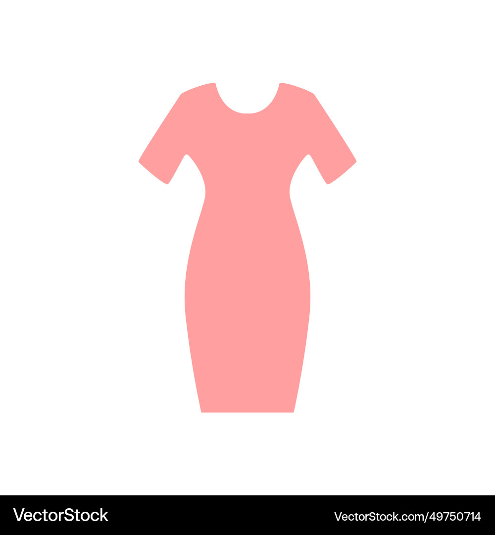 Women dress icon logo image Royalty Free Vector Image
