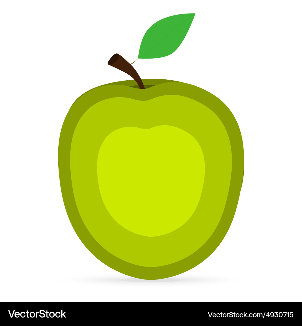 Apple Royalty Free Vector Image - VectorStock