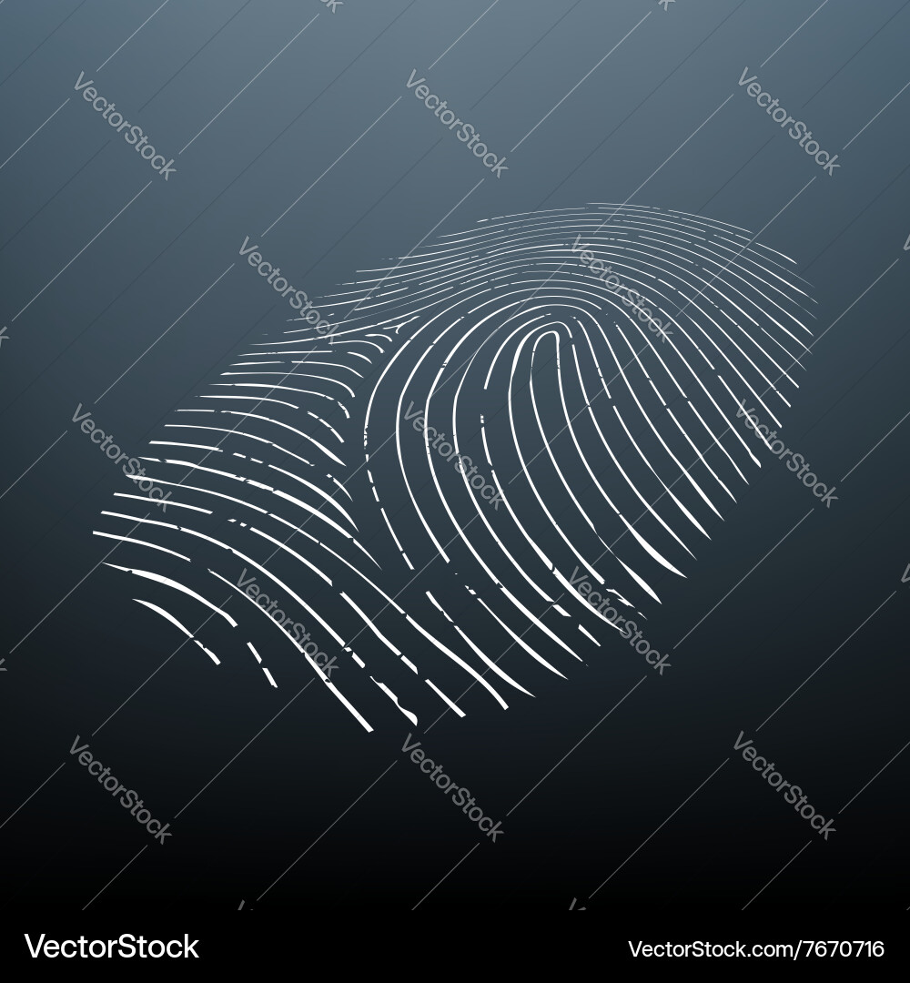 Biometric data stock Royalty Free Vector Image