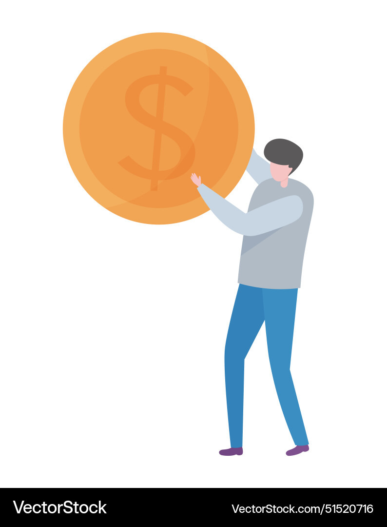 Finance profit concept on transparent background Vector Image