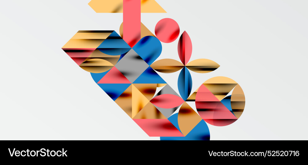 Geometric neo patterns abstract background Vector Image