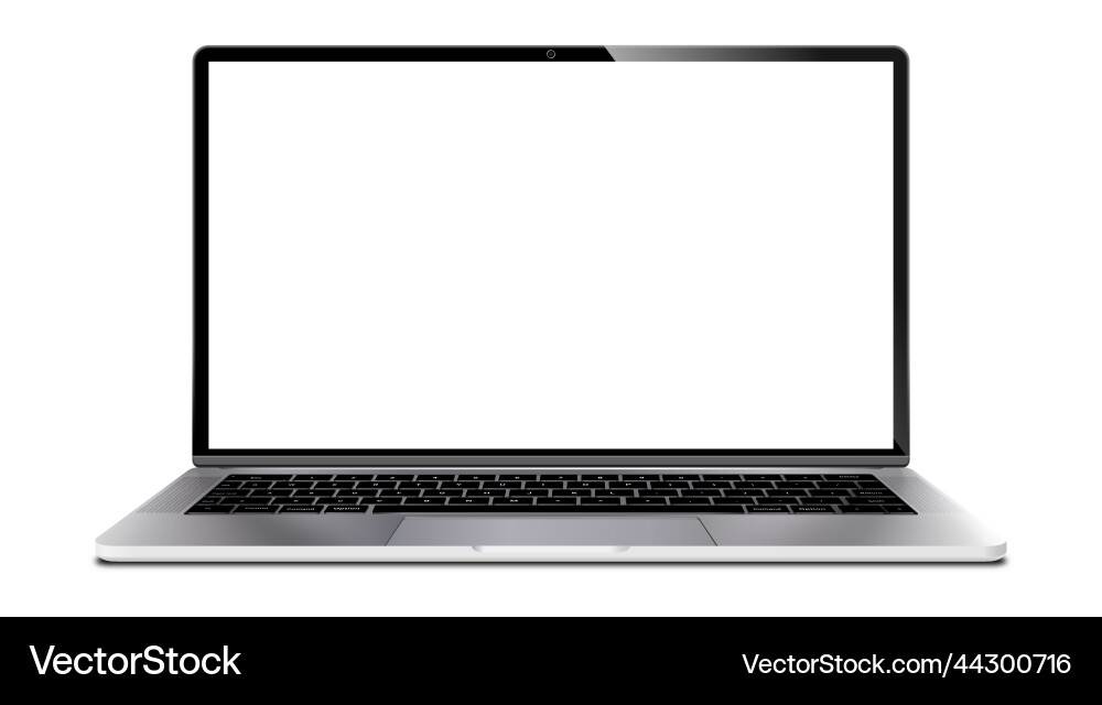 Isometric laptop concept Royalty Free Vector Image