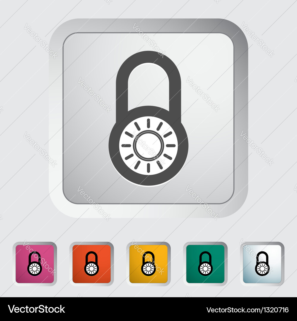 Lock Icon - Security Symbol Royalty Free Vector Image