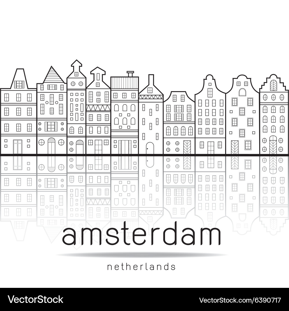 Amsterdam Royalty Free Vector Image - VectorStock