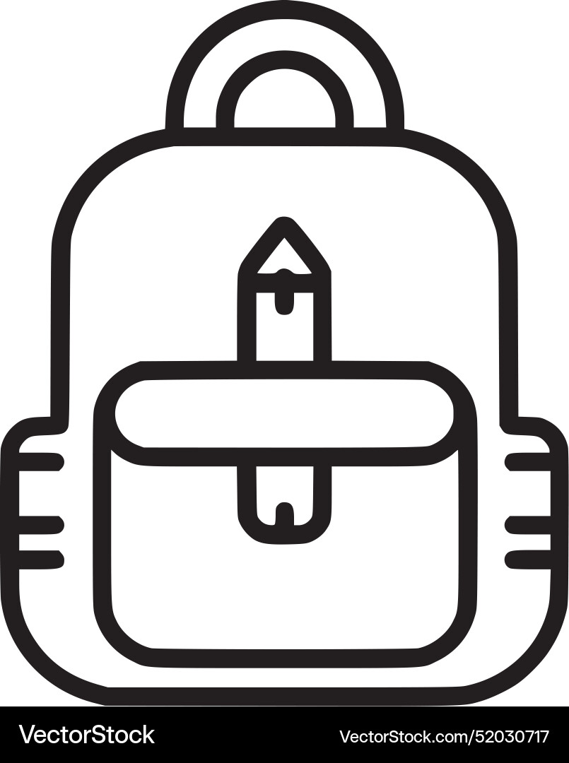 Backpack Royalty Free Vector Image - VectorStock