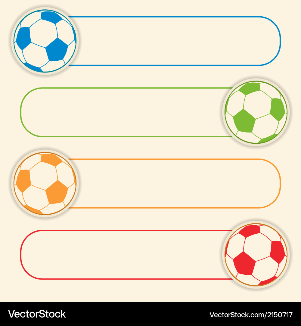 Football button graphic Royalty Free Vector Image