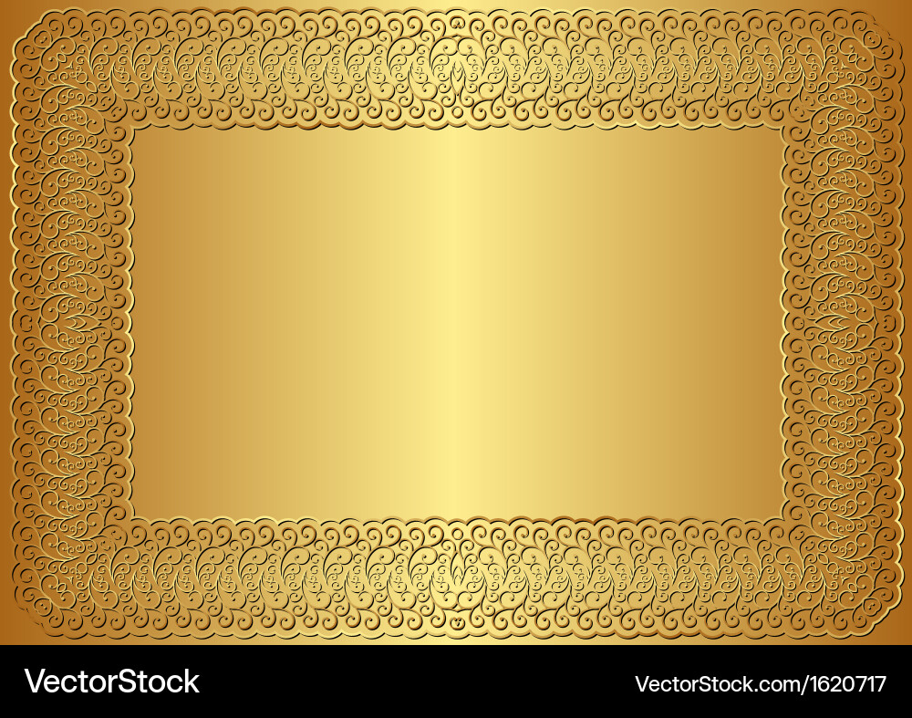 Golden background Royalty Free Vector Image - VectorStock