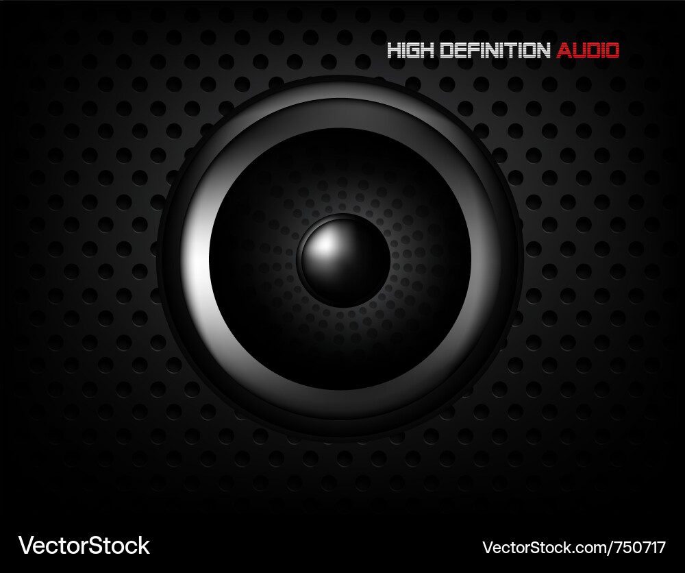Speaker background Royalty Free Vector Image - VectorStock