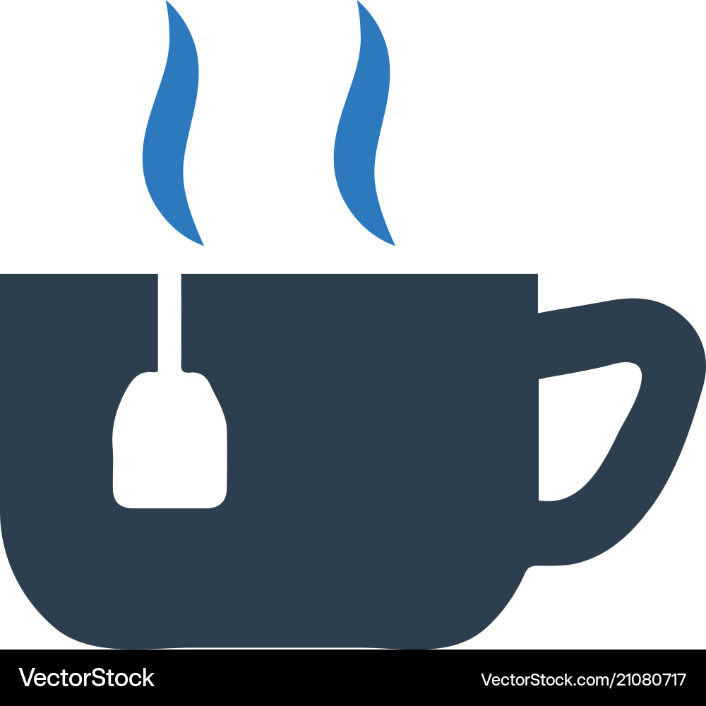 Tea break icon Royalty Free Vector Image - VectorStock
