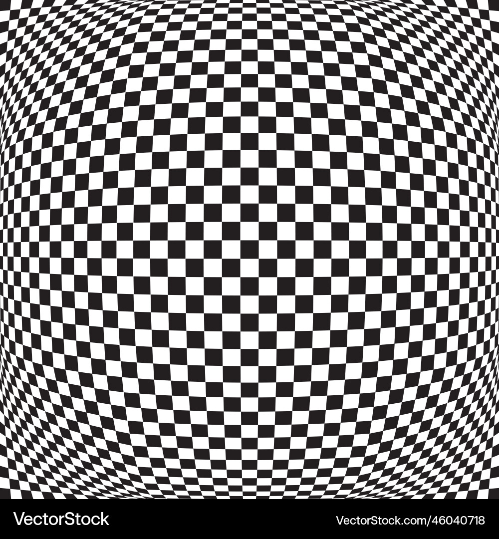 Check pattern fisheye effect background Royalty Free Vector Check pattern fisheye effect background Royalty Free Vector
