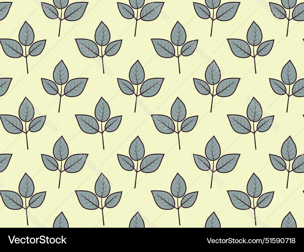 Hand drawn floral pattern design simple ornament Vector Image