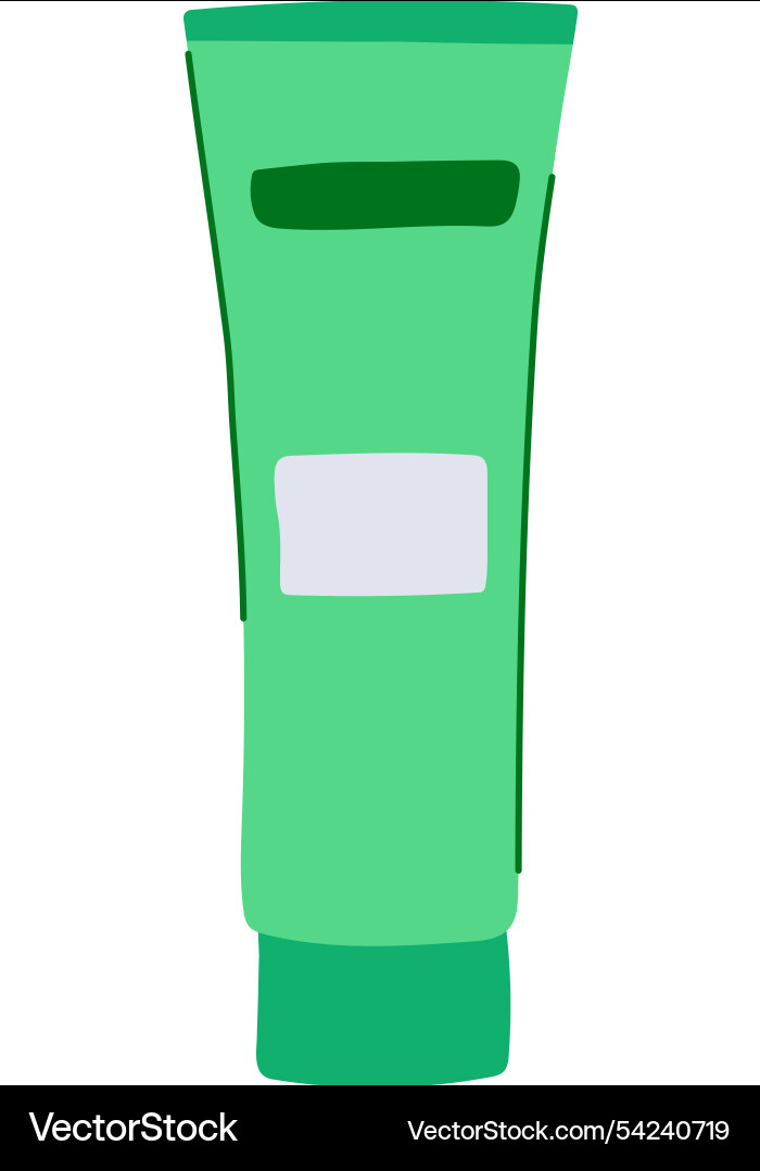 Shine hair conditioner cartoon Royalty Free Vector Image