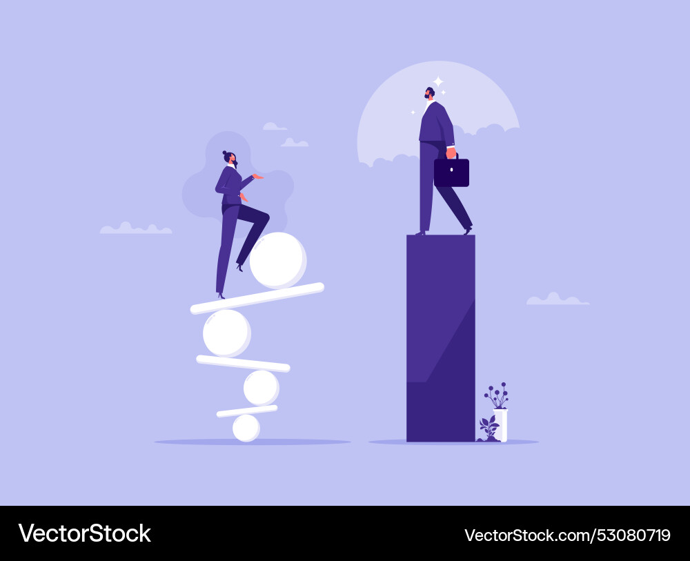 Stability and risk concept Royalty Free Vector Image