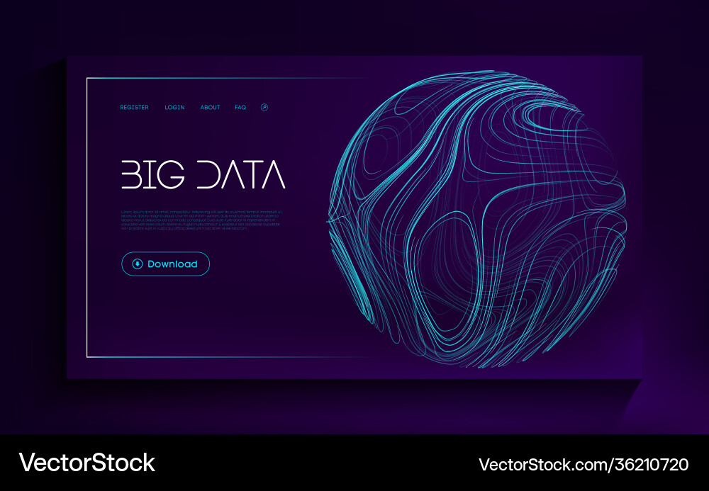 Abstract sphere energy field blue shield Vector Image