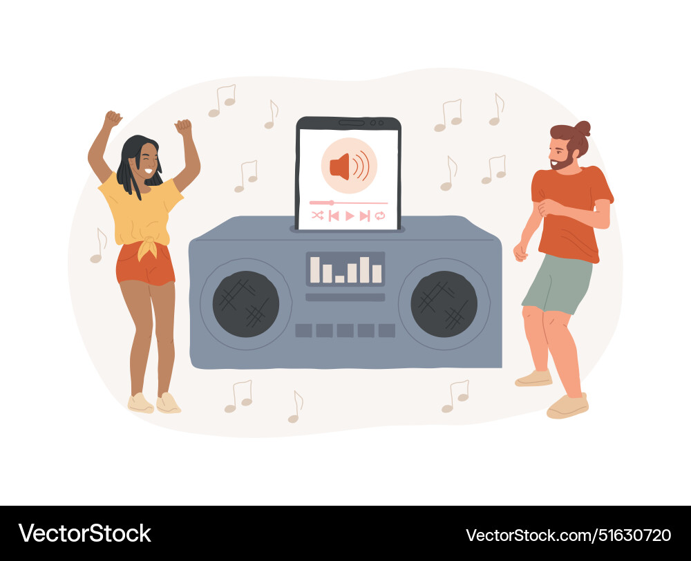 Docking station isolated concept Royalty Free Vector Image