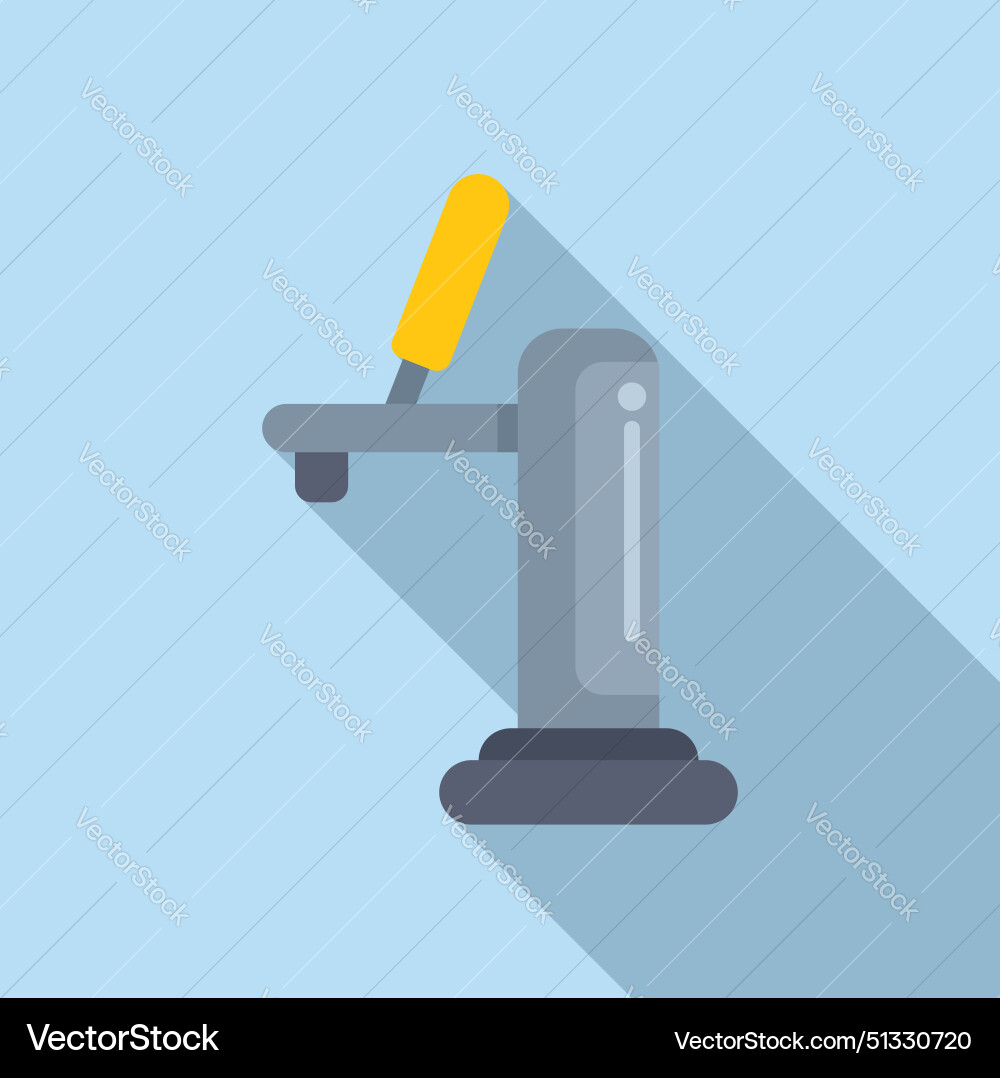Flat design of laboratory microscope Royalty Free Vector