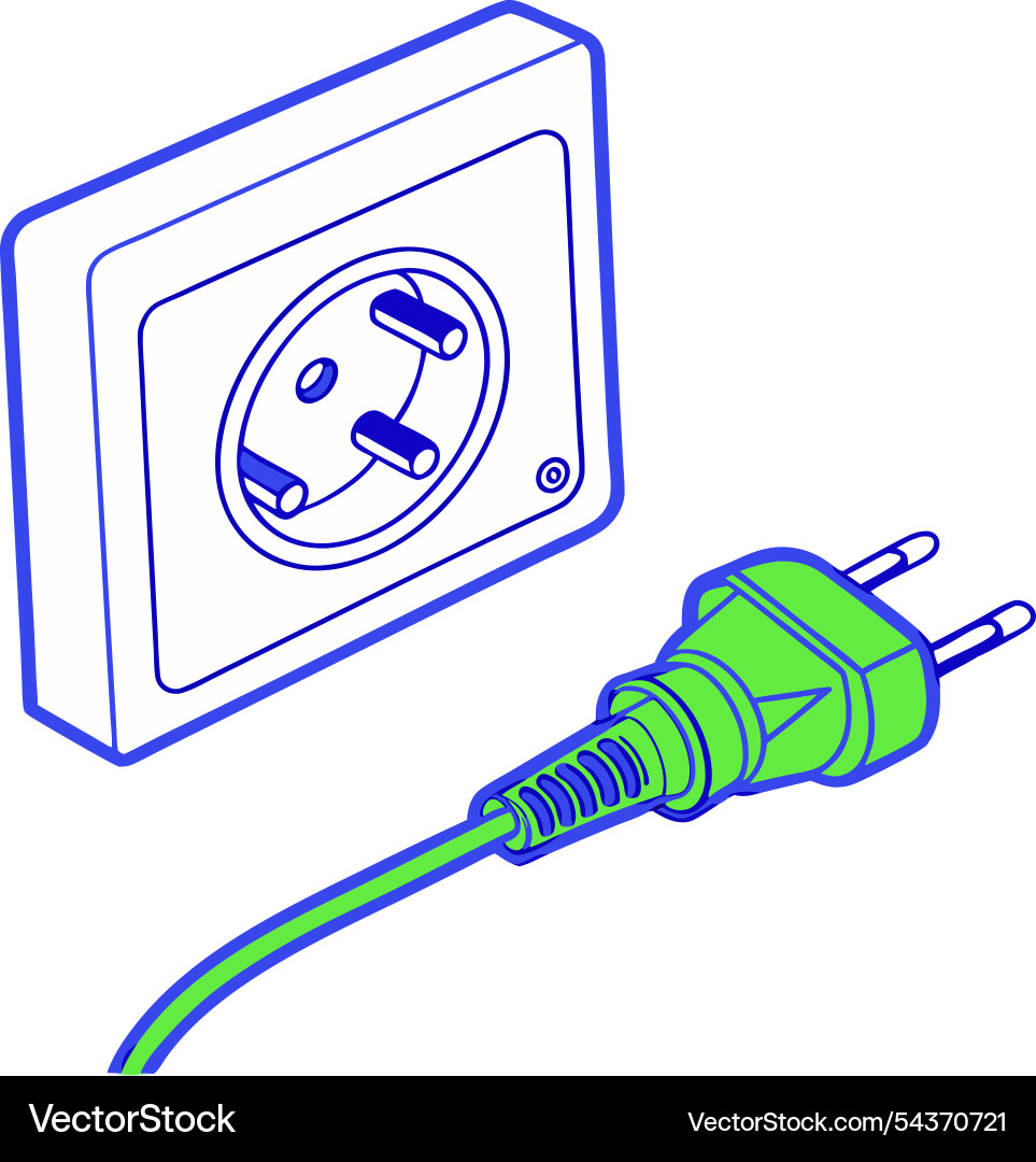 Electrical outlet 1 Royalty Free Vector Image - VectorStock